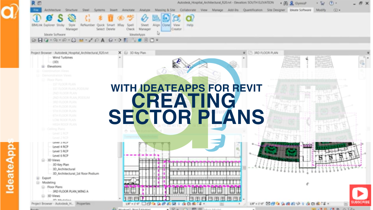 Creating Sector Plans with IdeateApps for Revit