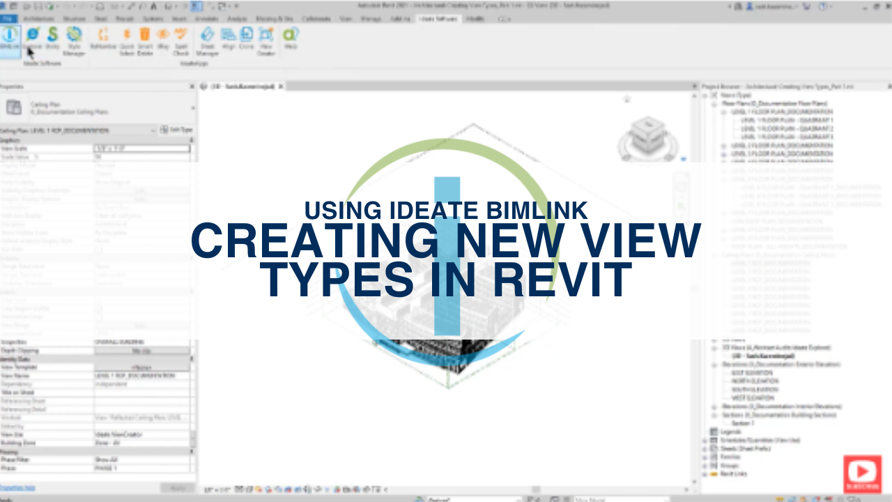 Creating New View Types In Revit Using Ideate Bimlink 