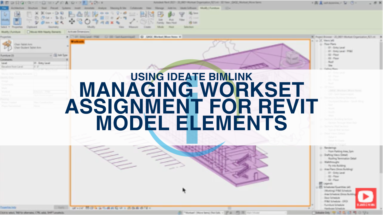 Managing Workset Assignments for Revit Elements - Ideate BIMLink Managing Workset Assignments for Revit Elements - Ideate BIMLink