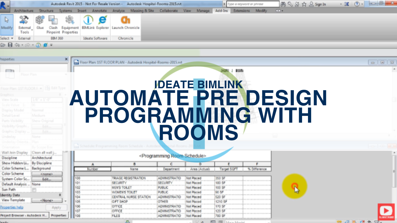 Automate Pre-Design: Programming with Rooms
