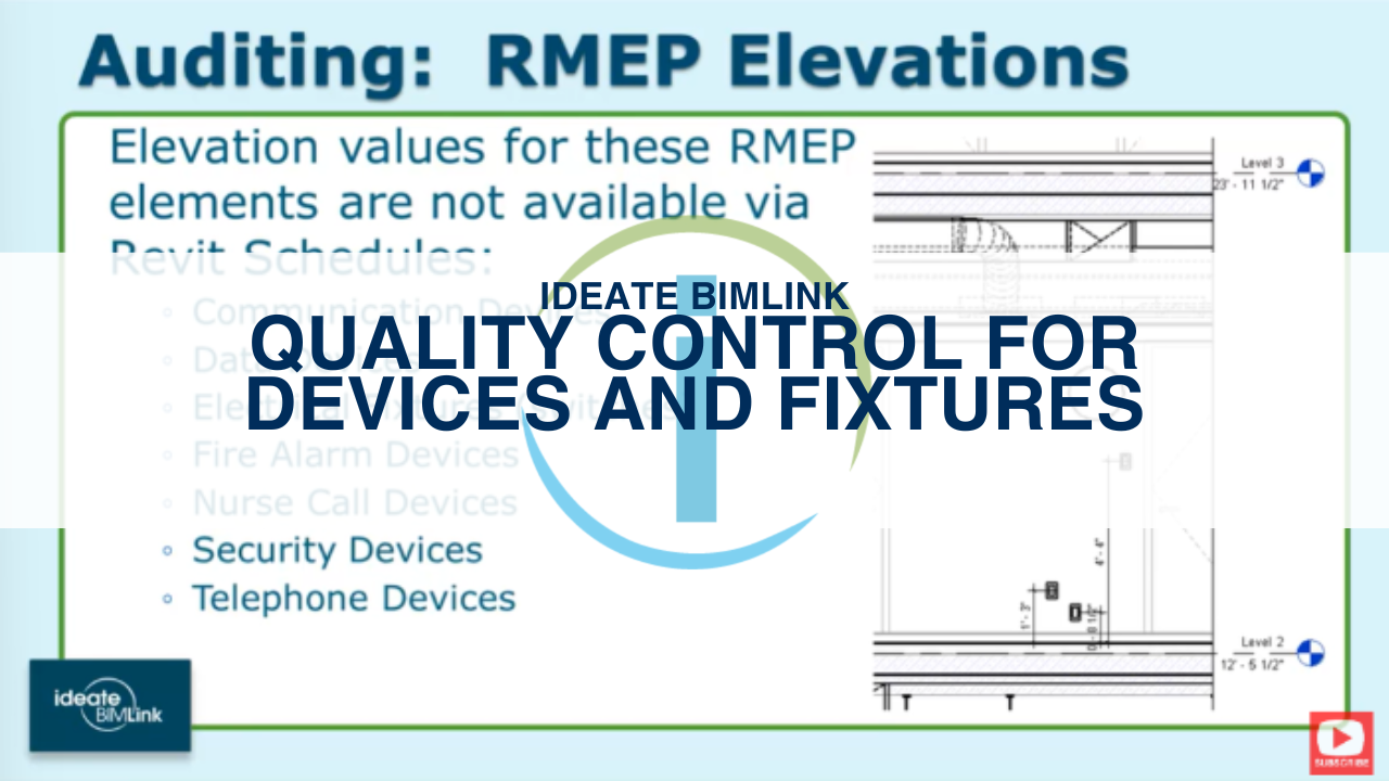 Quality Control for Devices and Fixtures in Revit