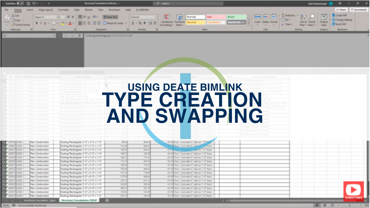 Type Creation And Swapping Using Ideate Bimlink