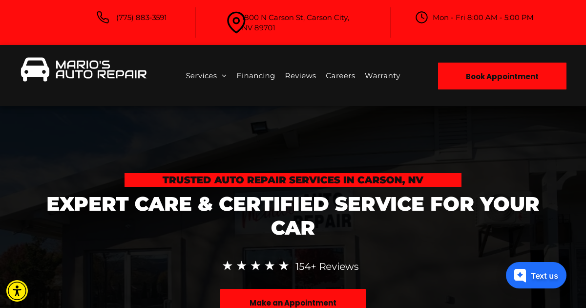 Auto Repair in Carson City, NV | Mario's Auto Repair