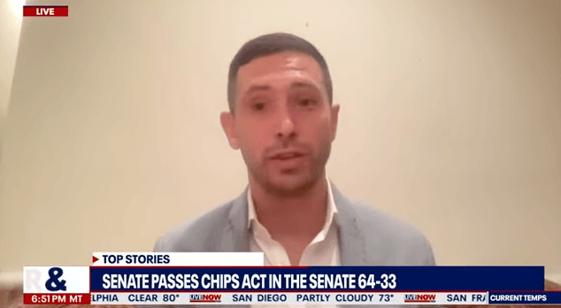 Rhett Buttle Joins Fox LiveNow to Discuss CHIPS Act