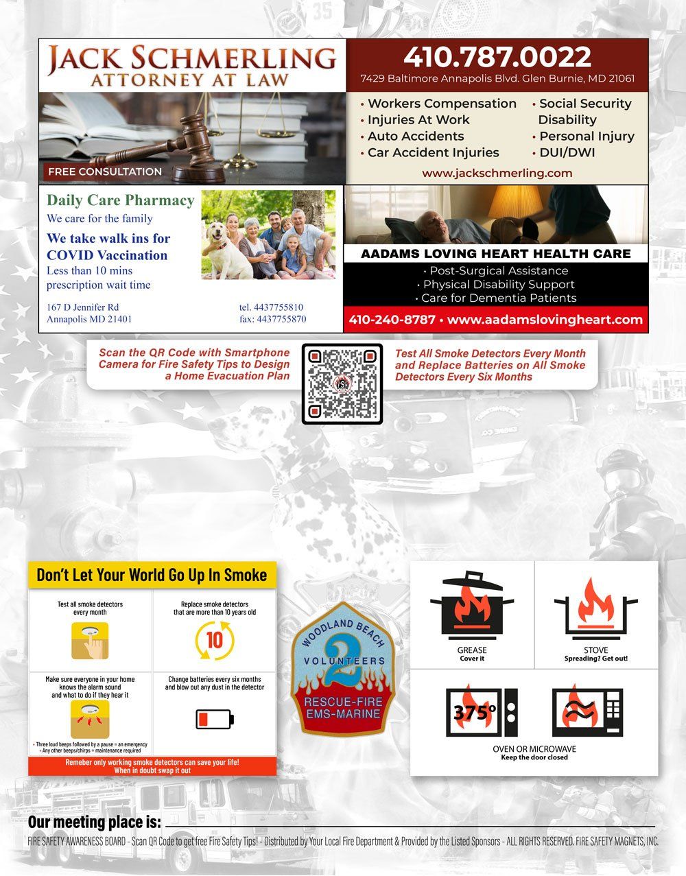 Fire Safety Magnets | Direct Promotional Products