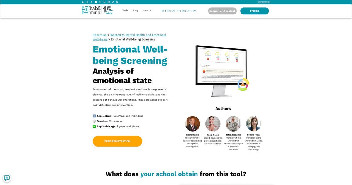 Emotional Well-Being Screening
