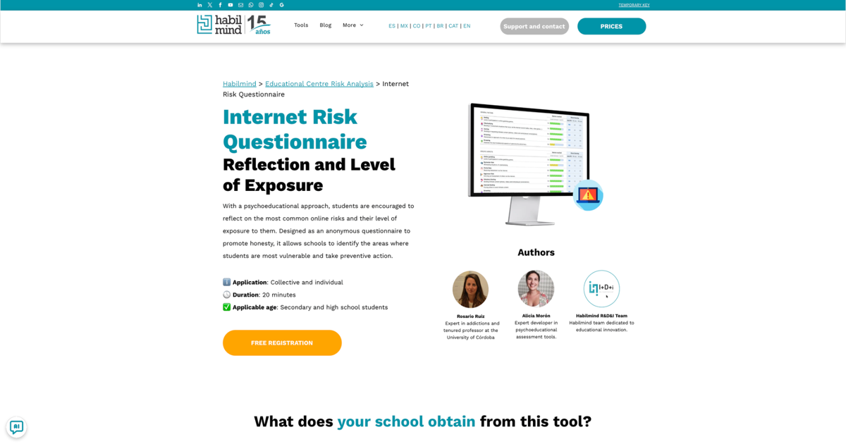Internet Risk Questionnaire