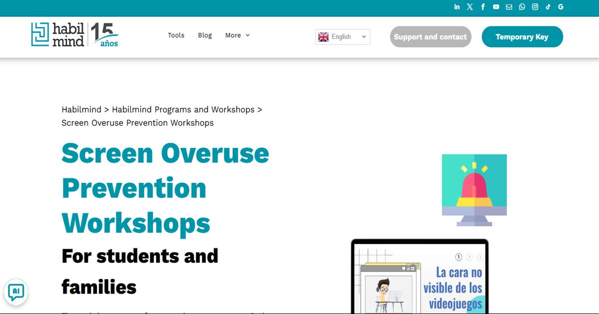 Workshops on Preventing Screen Abuse