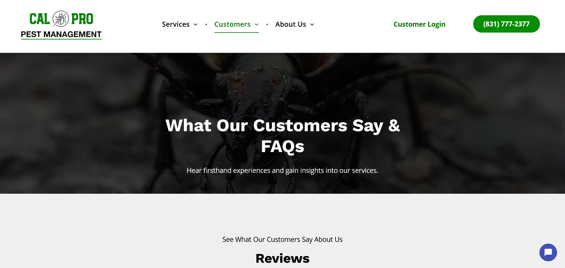 Pest Control FAQs & Reviews | Soledad, CA | Cal Pro