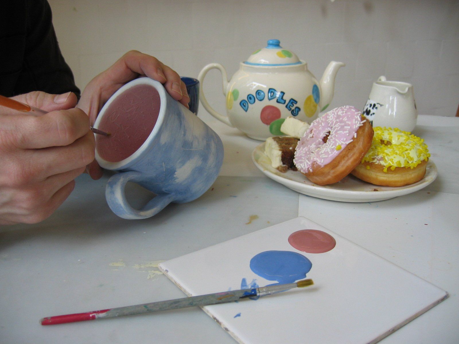 Personalised pottery - Doodles Ceramics