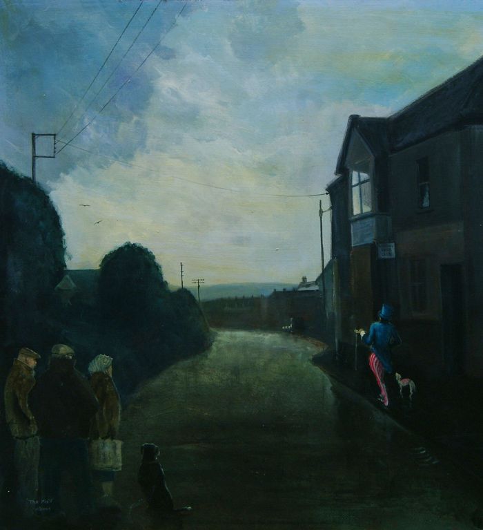 William Isaacs is a surrealist painter with a satirical edge.
