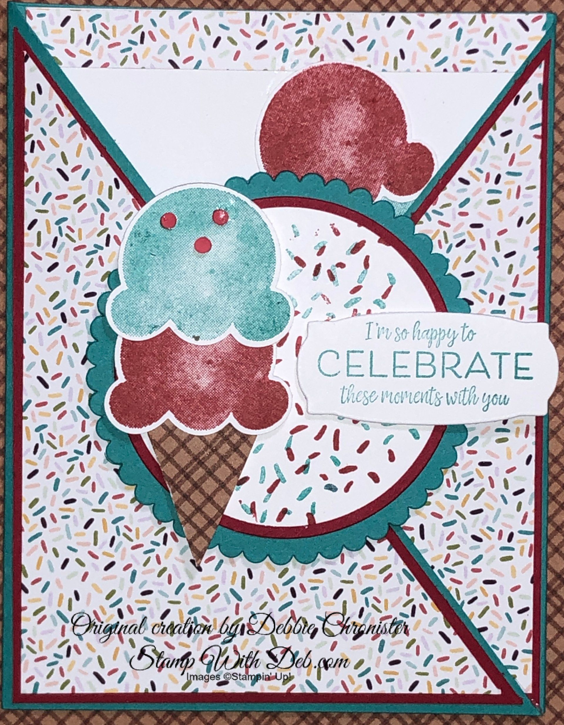 SWEET ICE CREAM POCKET CARD