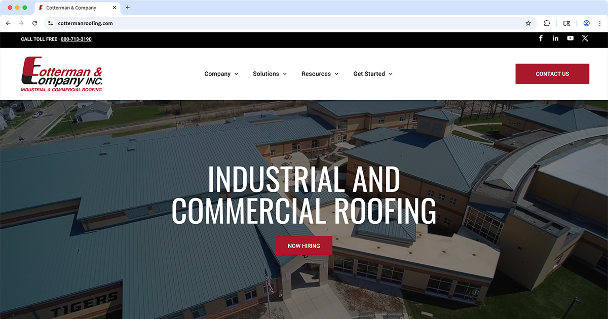 Industrial Roofing Gallery | Cotterman & Company
