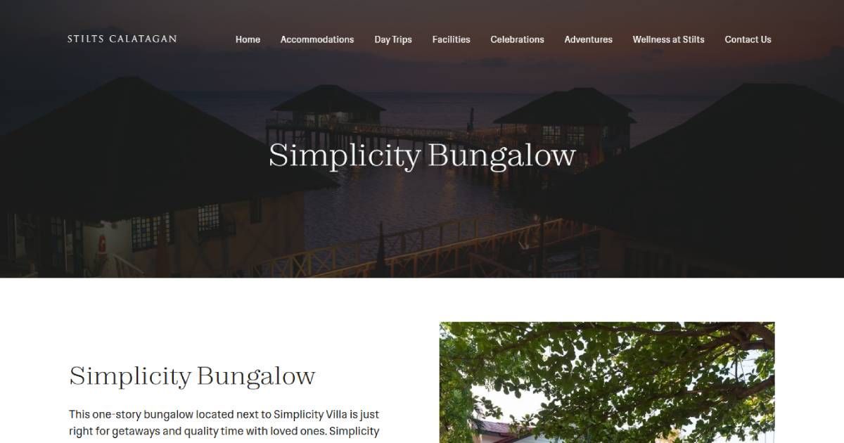 Simplicity Bungalow | Stilts Calatagan Beach Resort