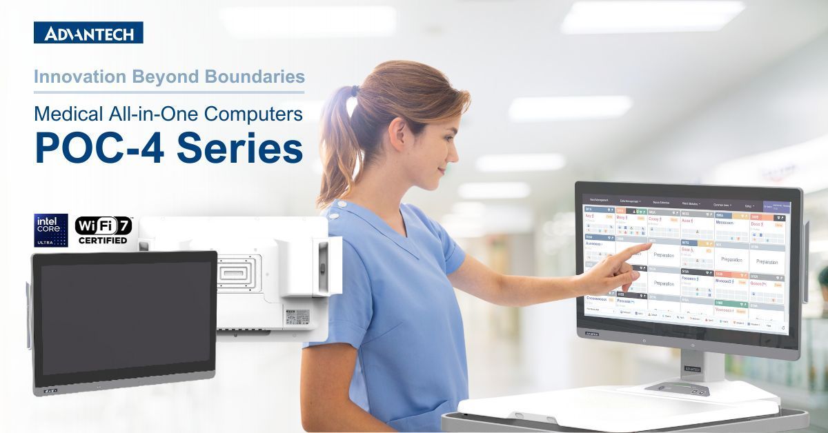 New AiO Medical Panel Computers | Advantech POC-4 Series