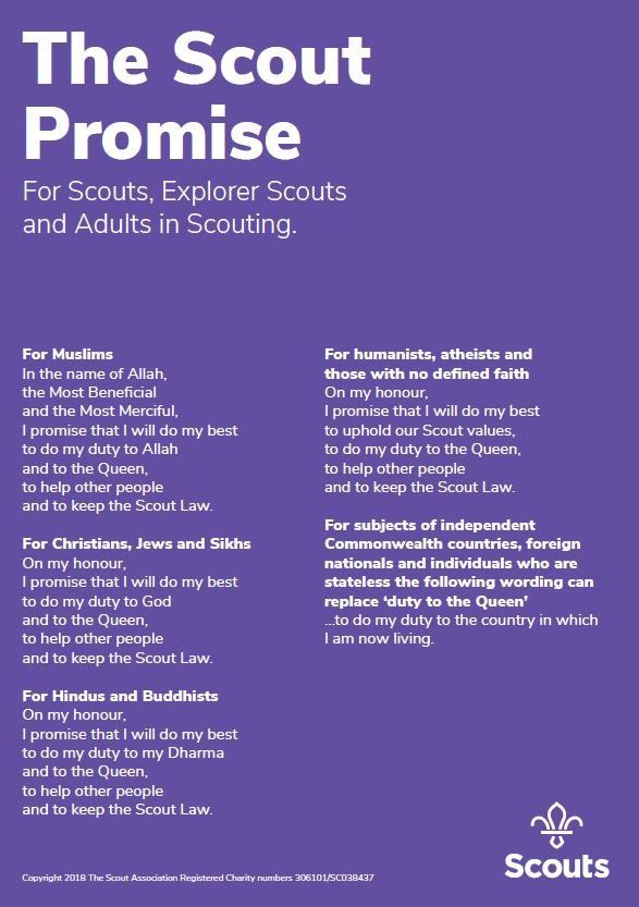 Rushcliffe District Scouts - Law and Promise