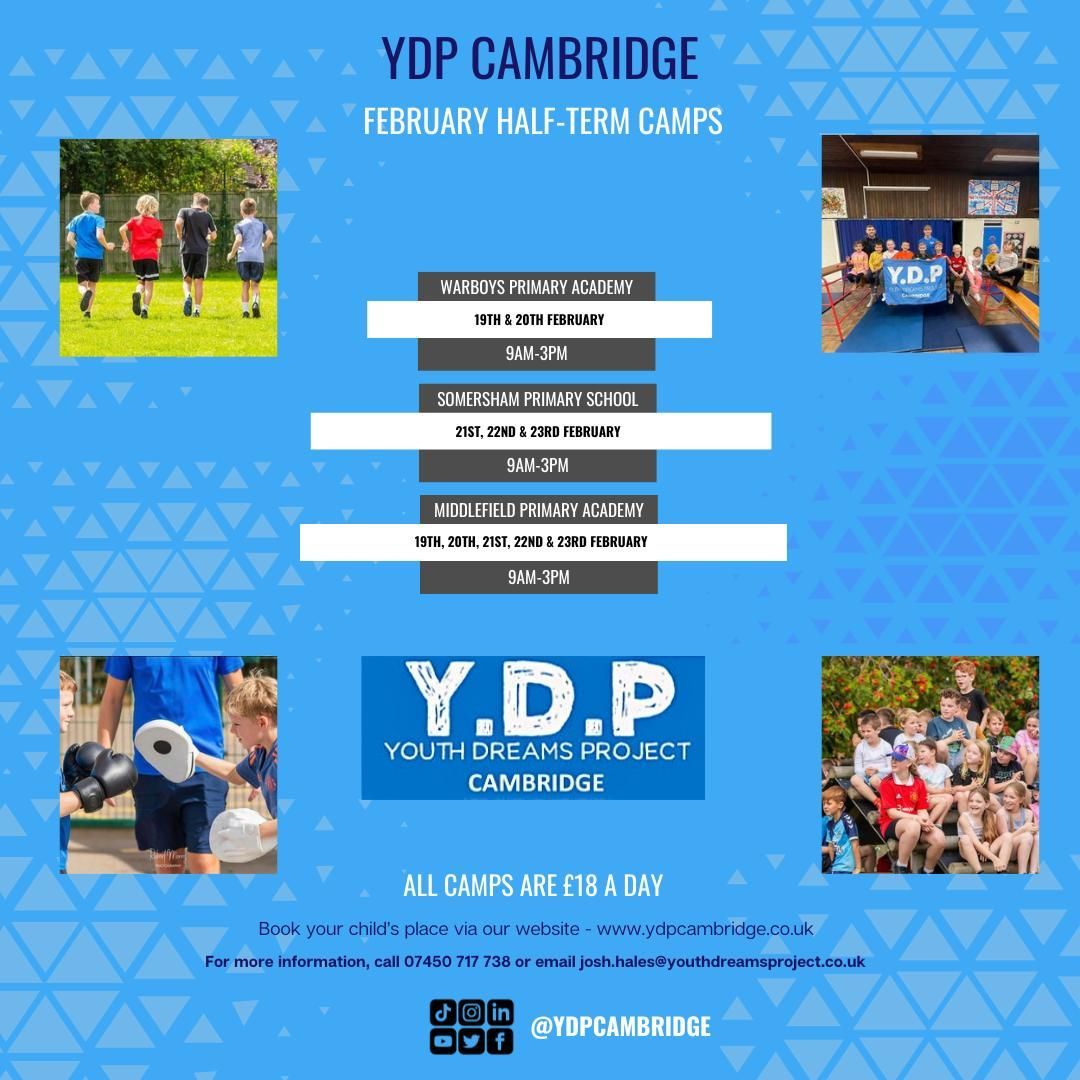 Book onto a Camp | YDP Cambridge
