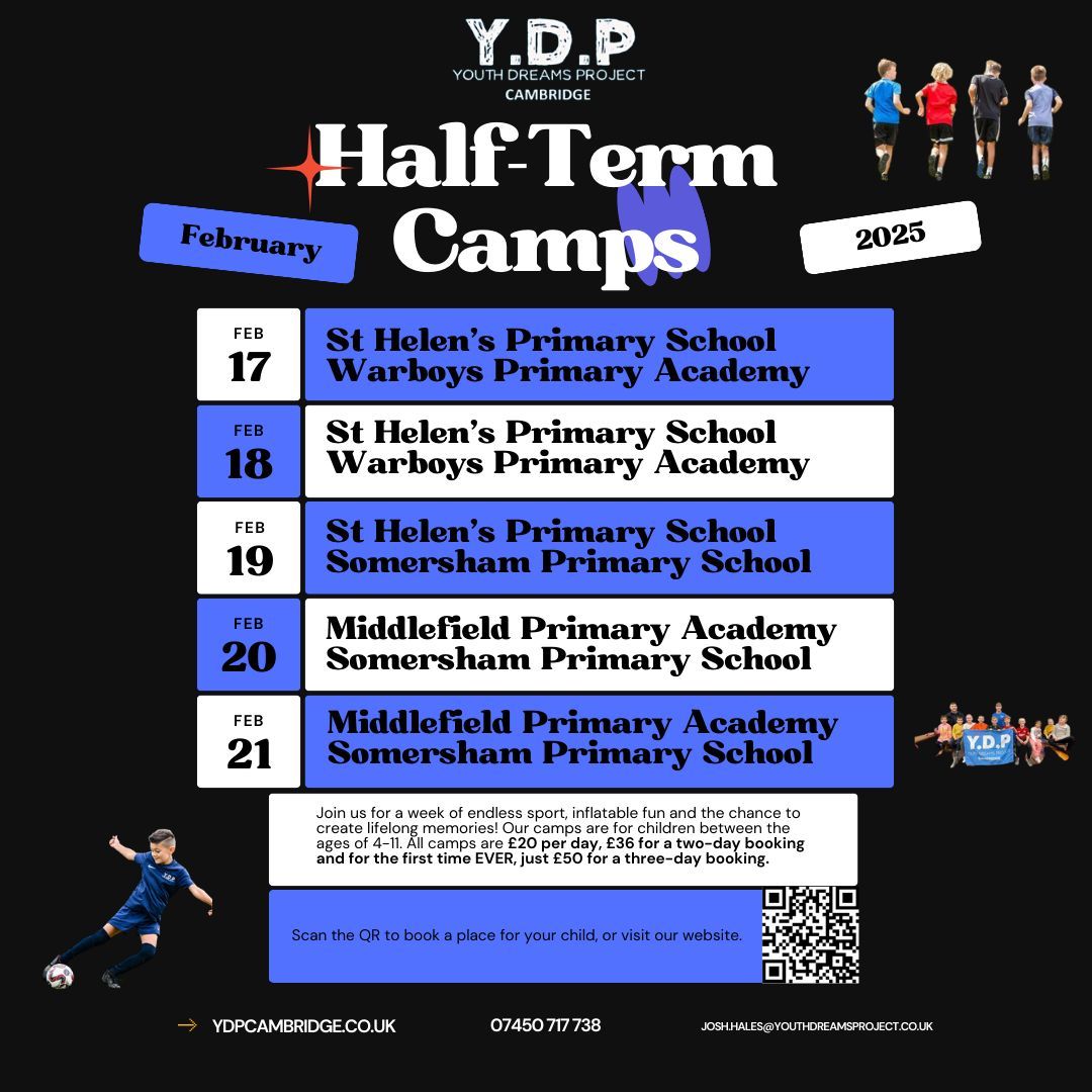 Book onto a Camp | YDP Cambridge