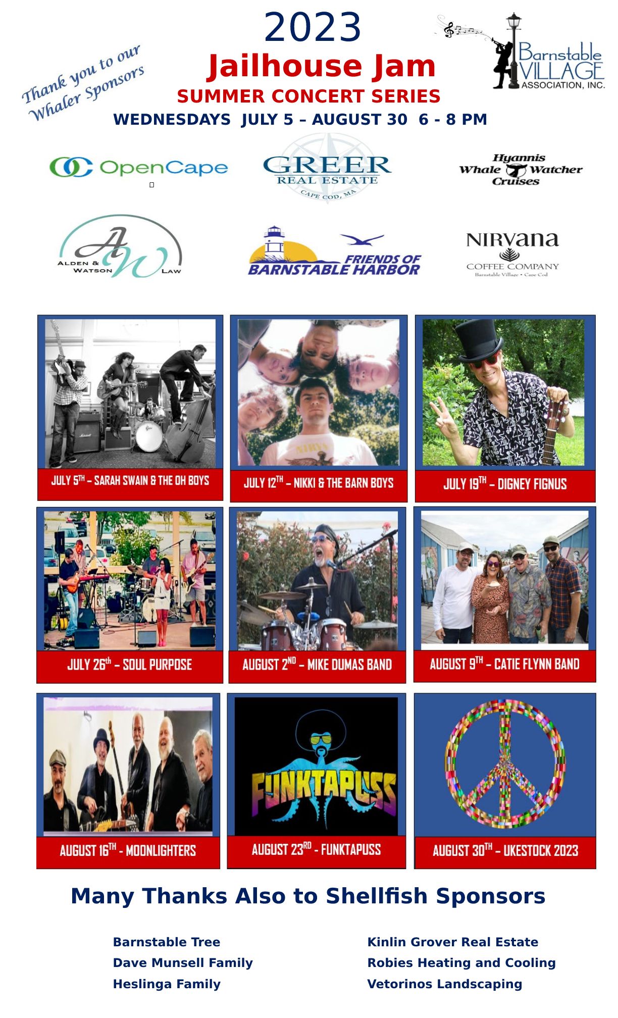 2023 Concert Line-Up