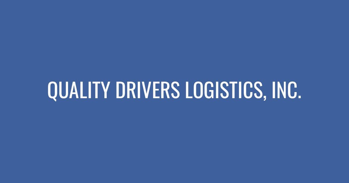 Professional Truck Drivers | Quality Drivers Logistics, Inc.