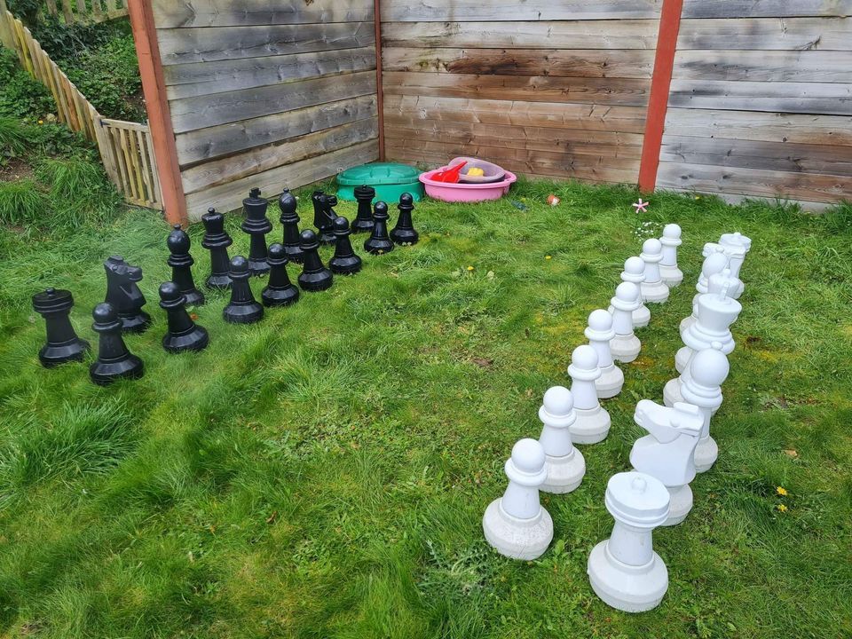 Giant Chess Lawn Game Hire