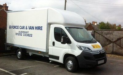 Expert tail-lift van hire services in Aldershot