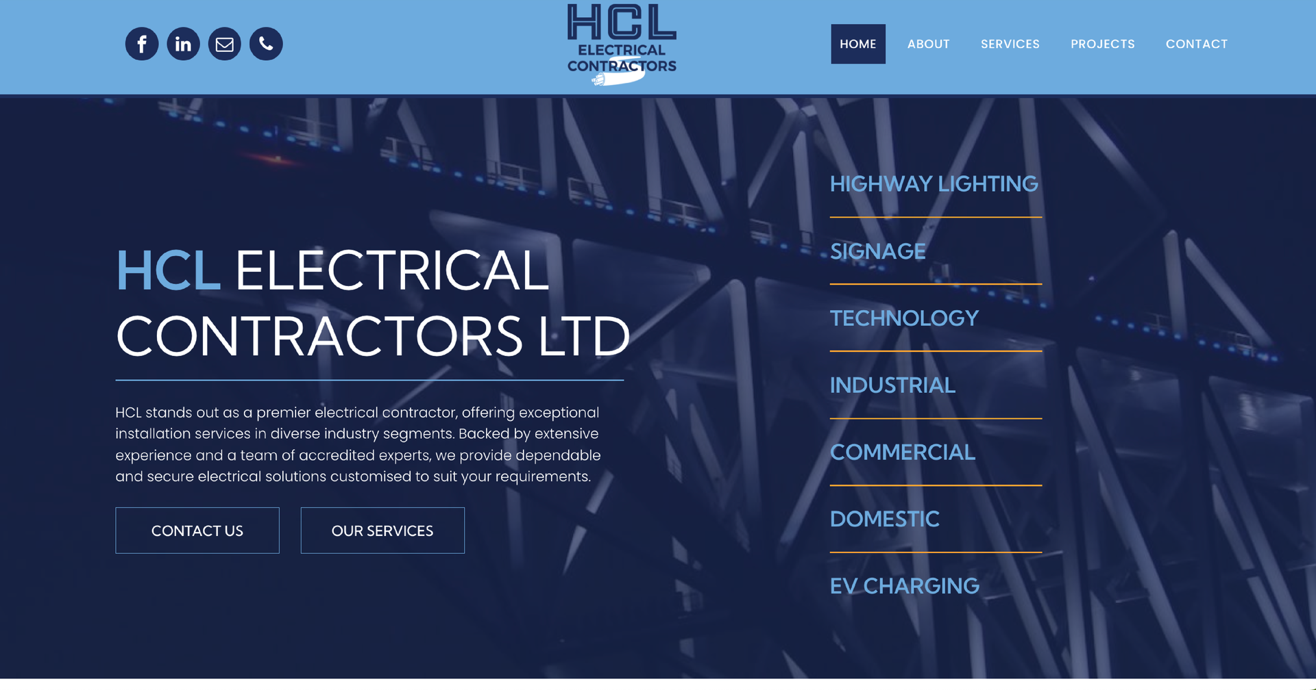 HCL Electrical Contractors Ltd | Cheshire
