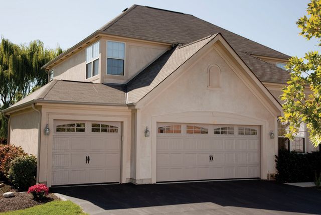 Sandstone Color Garage Door