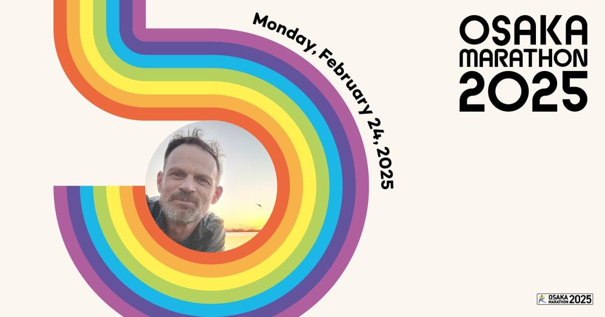 Sponsor Colin Rowat for the 2025 Osaka Marathon