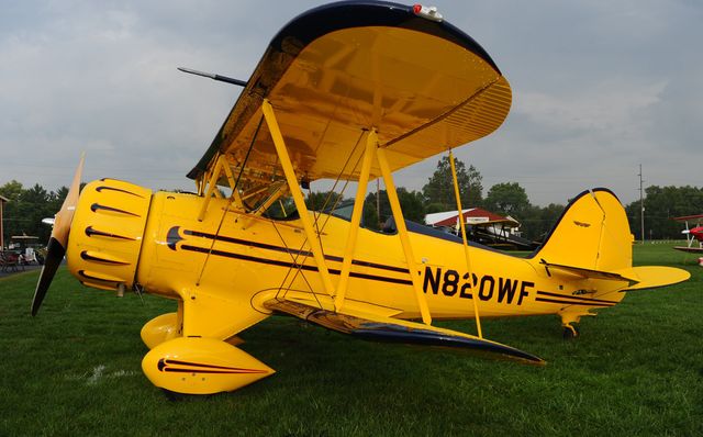 Biplane Flying