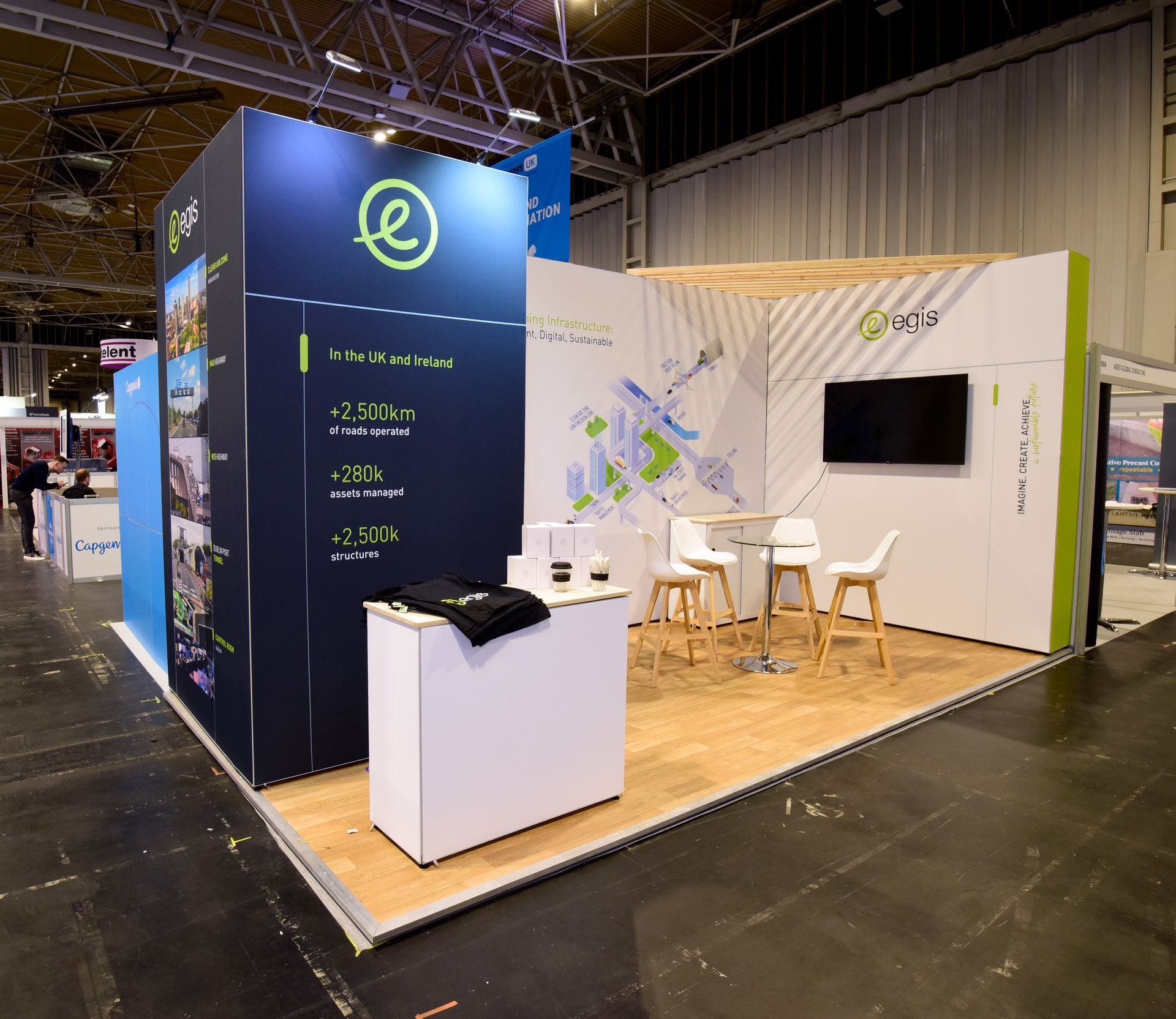 Exhibition Stands UK - Modular stands Designed and Made by Tecna UK