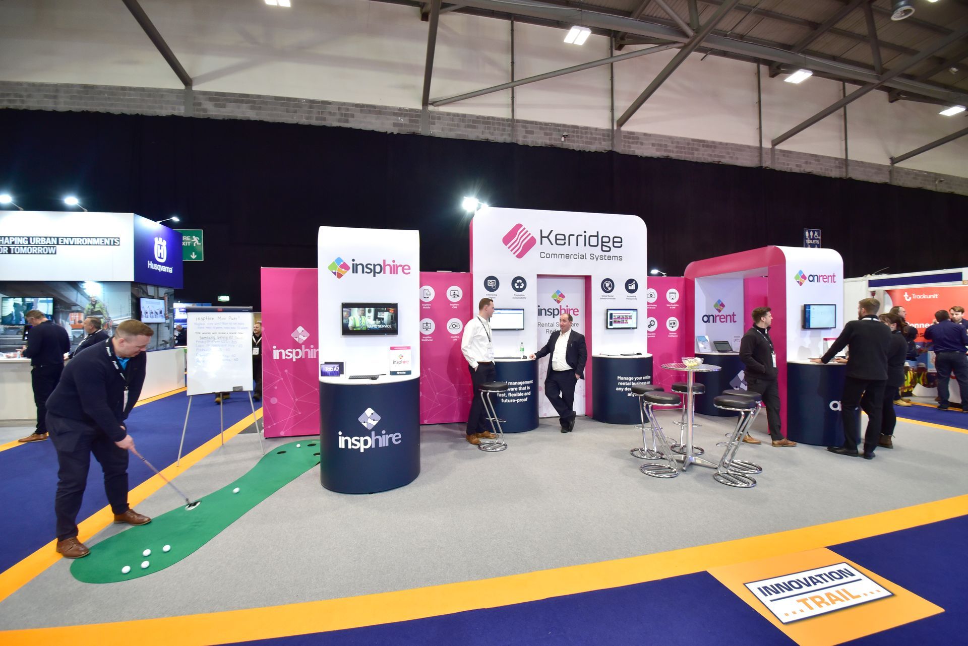 Exhibition Stands UK - Modular stands Designed and Made by Tecna UK