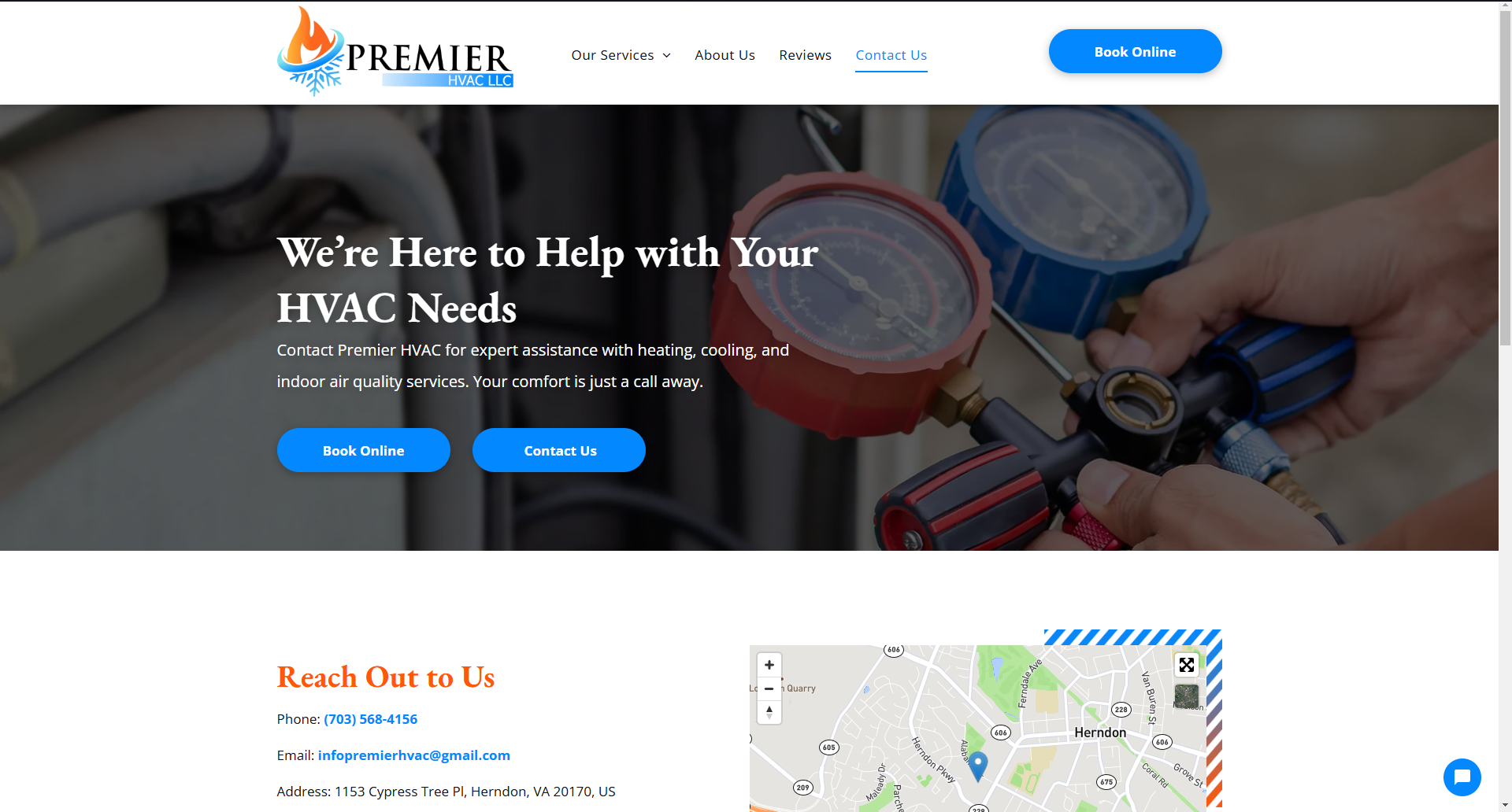 Contact Premier HVAC | Get in Touch