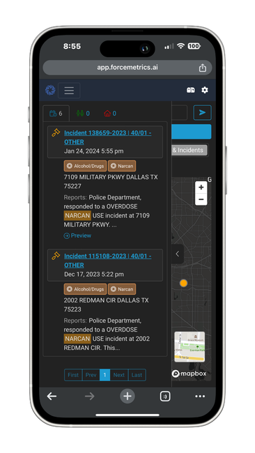 ForceMetrics | Search & Analytics for Public Safety