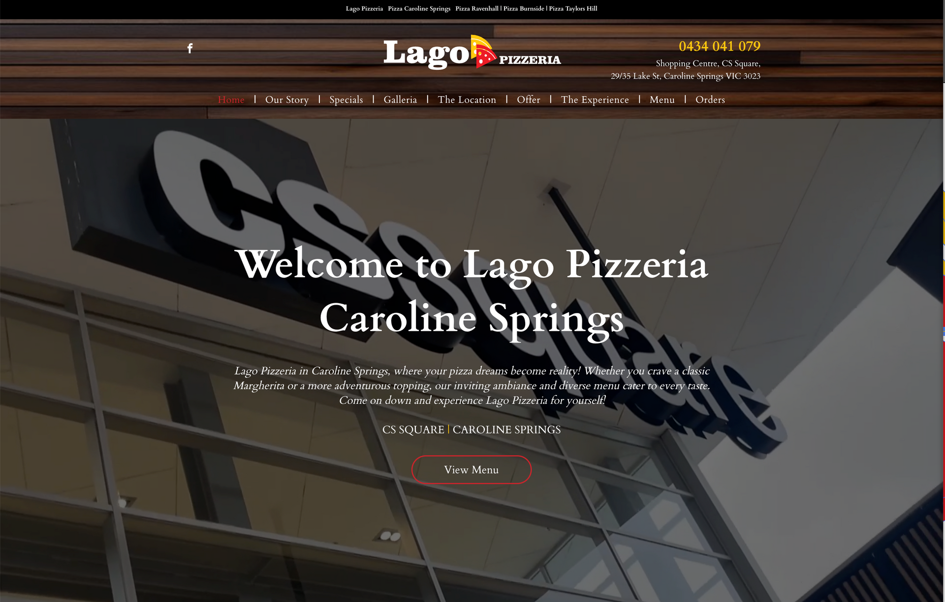 Lago Pizzeria Caroline Springs