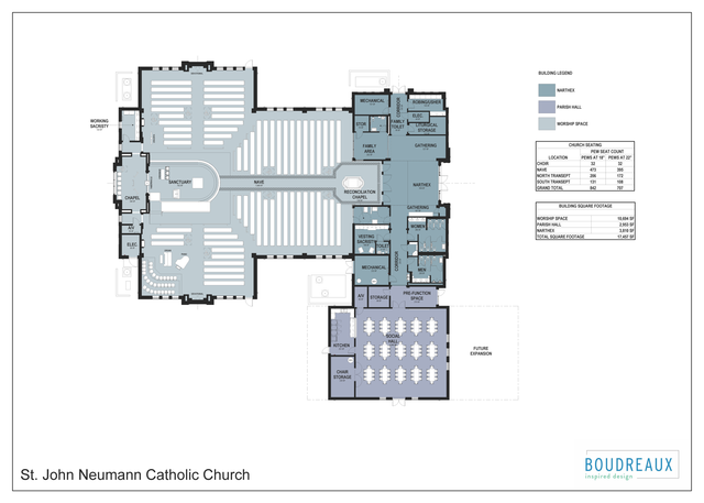 Sample Church Building Floor Plan
