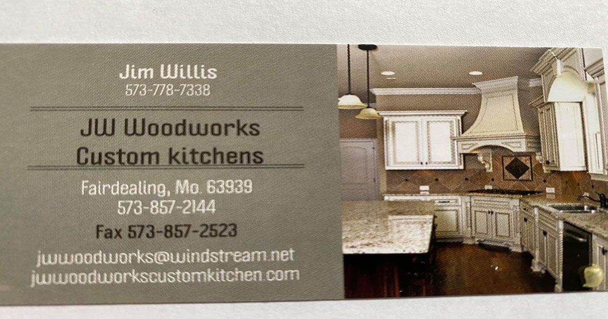 Cabinets and Countertops – Fairdealing, MO – JW Woodworks