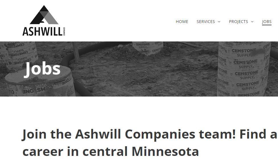 Jobs | Ashwill Companies