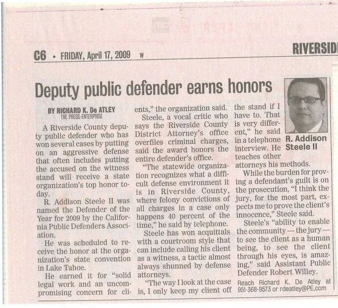 Lawyer Biography | Santa Barbara, CA | Steele & Voss Attorneys