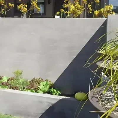 Small Concrete Retaining Wall