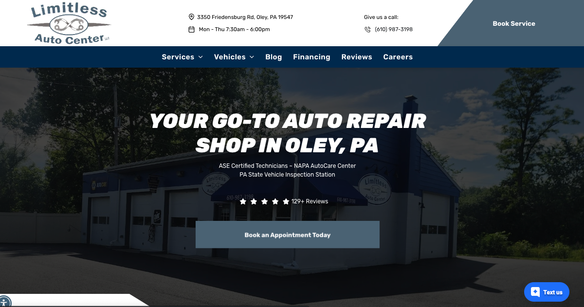 Expert Oil Changes - Oley, PA | Limitless Auto Center LLC