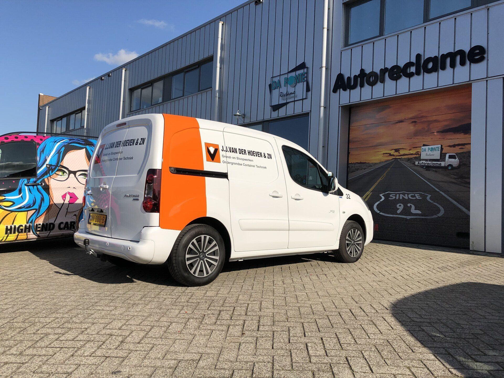 Bestelbus bestickeren? [Den Haag] Da Ponte Reclame [Sinds1992]