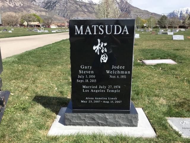 Headstone Photo Gallery | Walker Monument | Utah