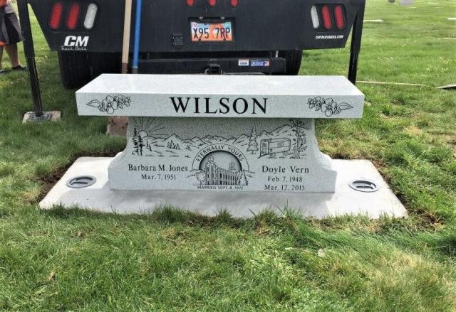 Headstone Photo Gallery | Walker Monument | Utah
