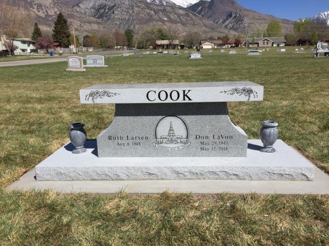 Headstone Photo Gallery | Walker Monument | Utah