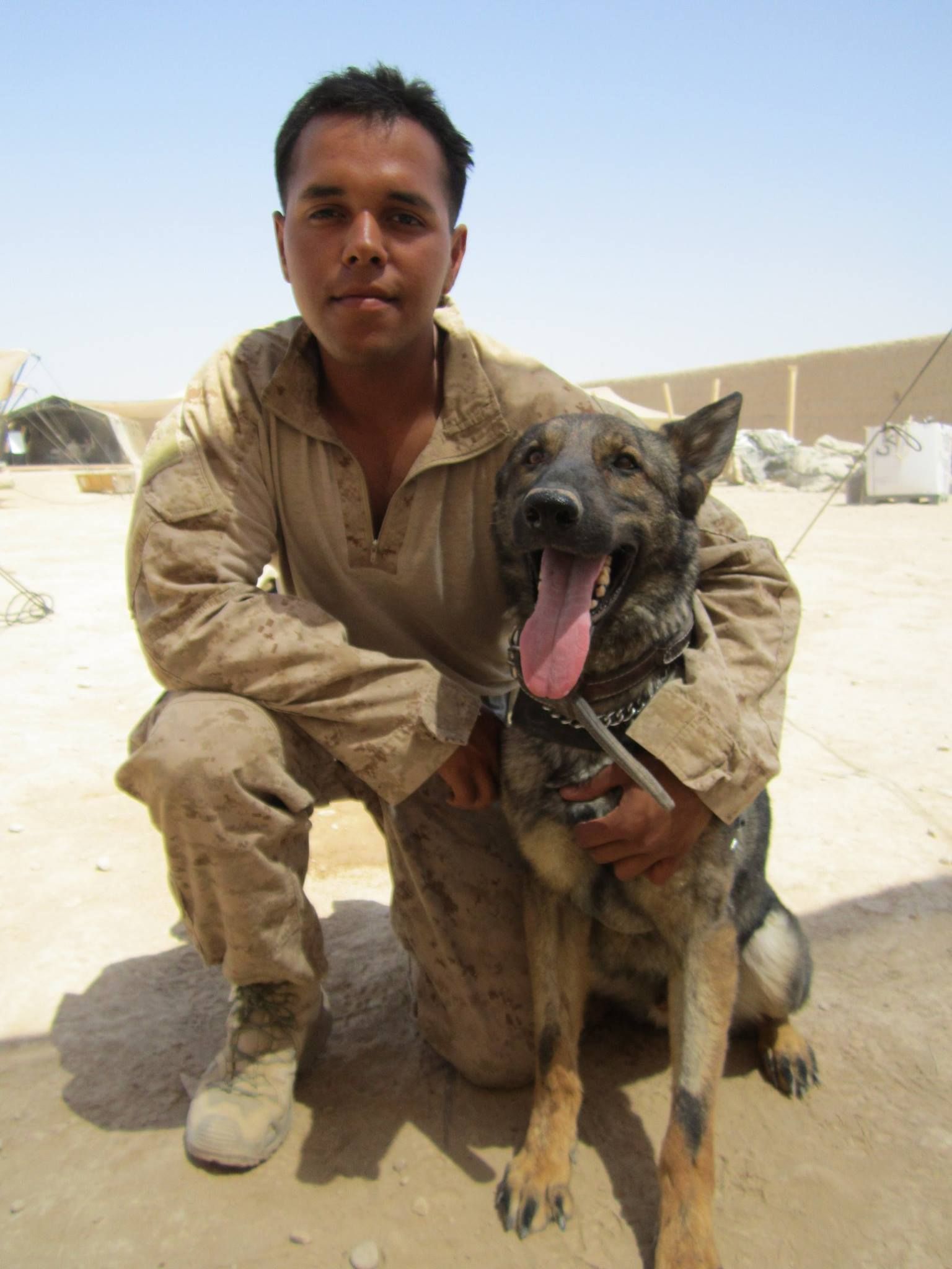In Conversation With… US Marine Corps Dog Handler, Jose Armenta