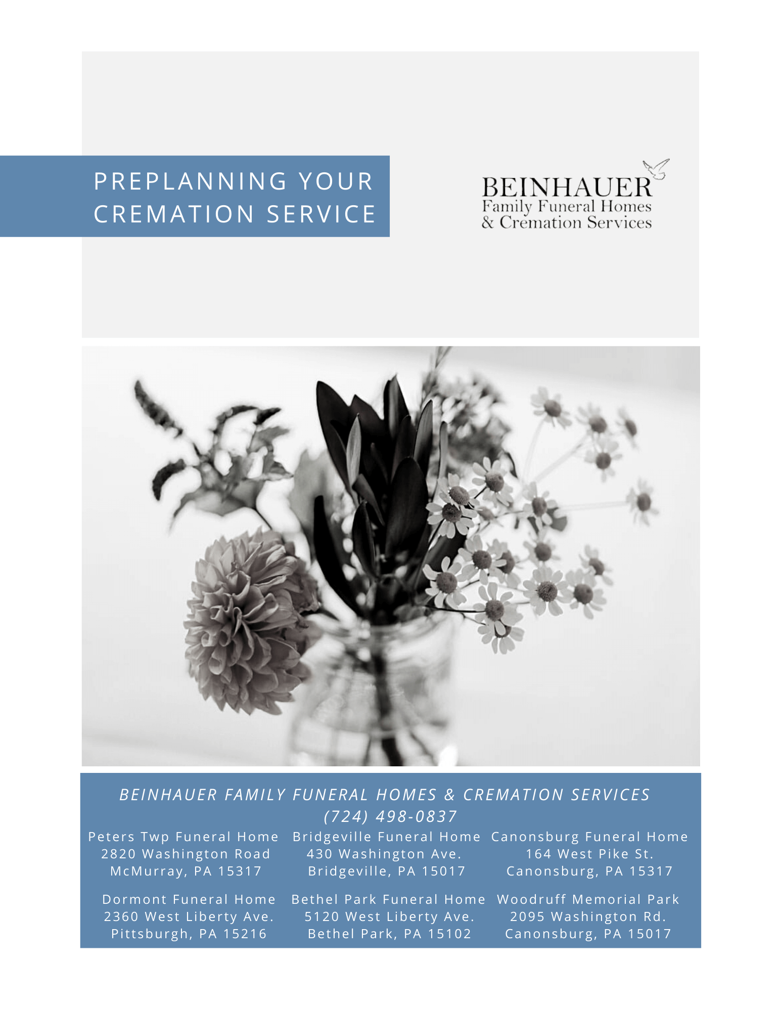 Download our FREE Cremation Pre-Planning Checklist Here!