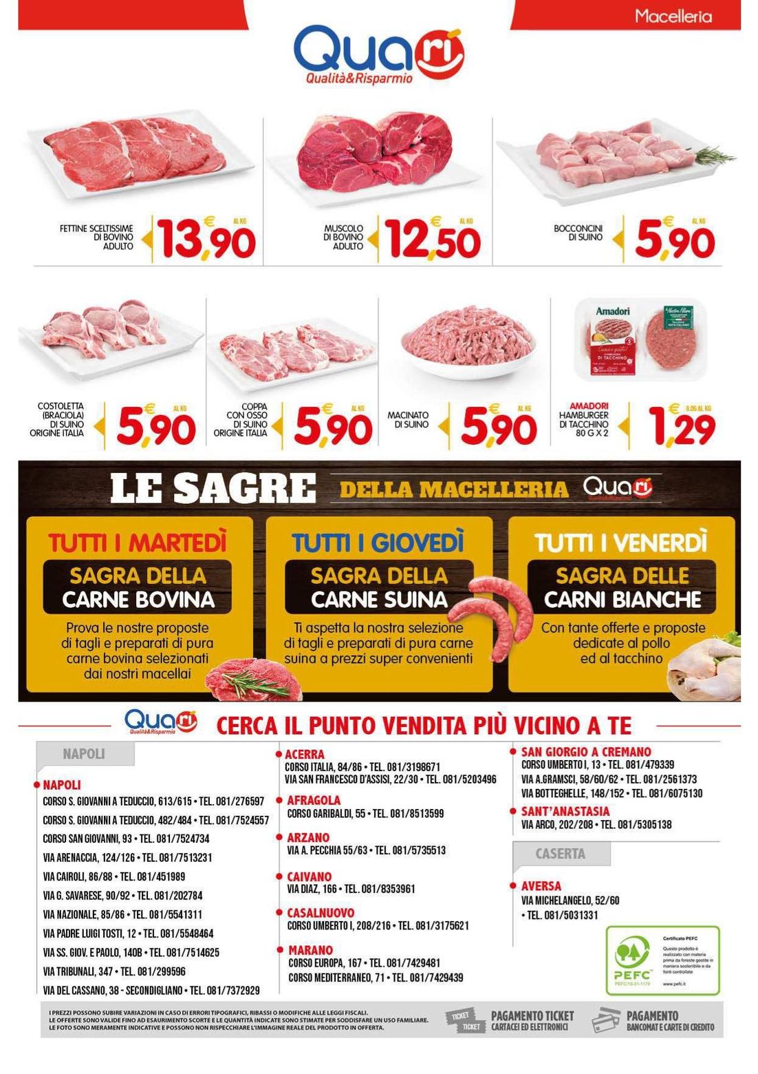 Montanino GDO Campania | Supermercati Decò, Sebon, Quarì e Ayoka