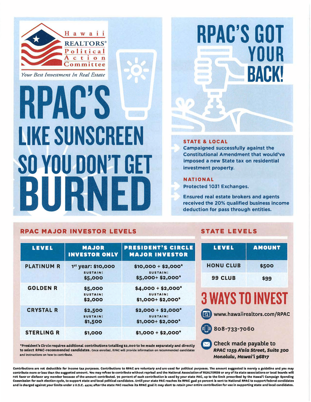 REALTORS® Political Action Committee (RPAC)