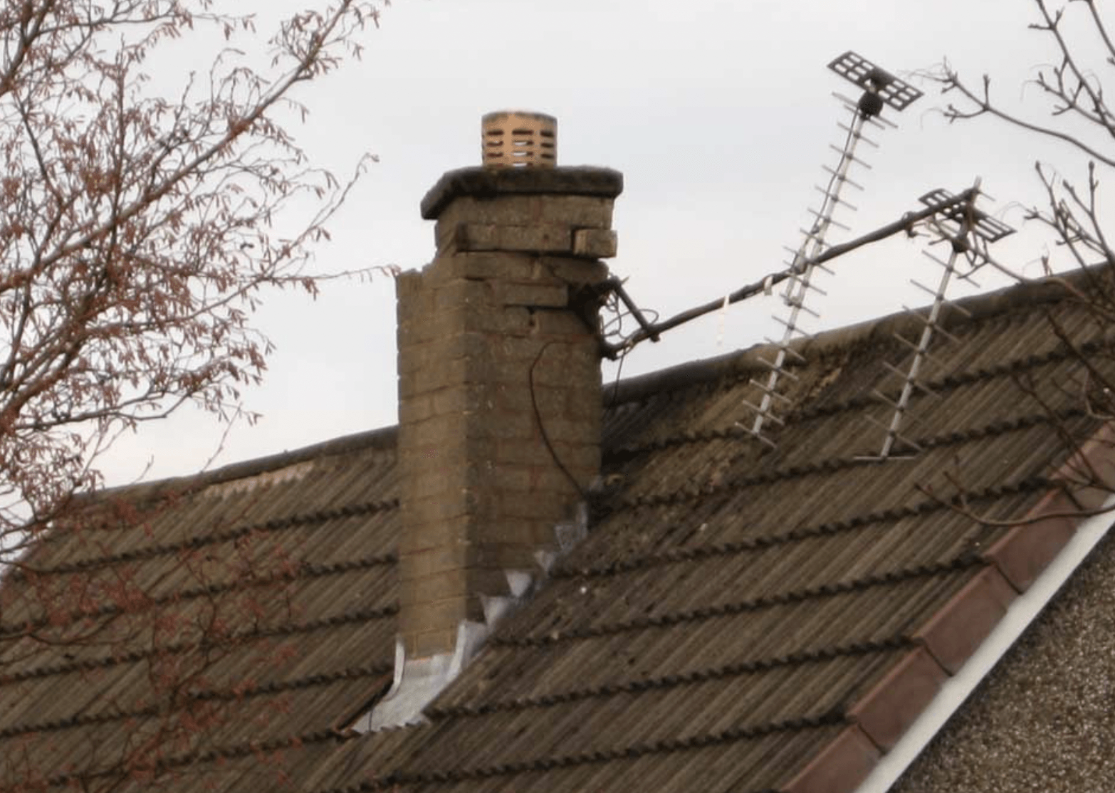 Removal and Tidy Up of Broken Aerial and Satellite Dishes